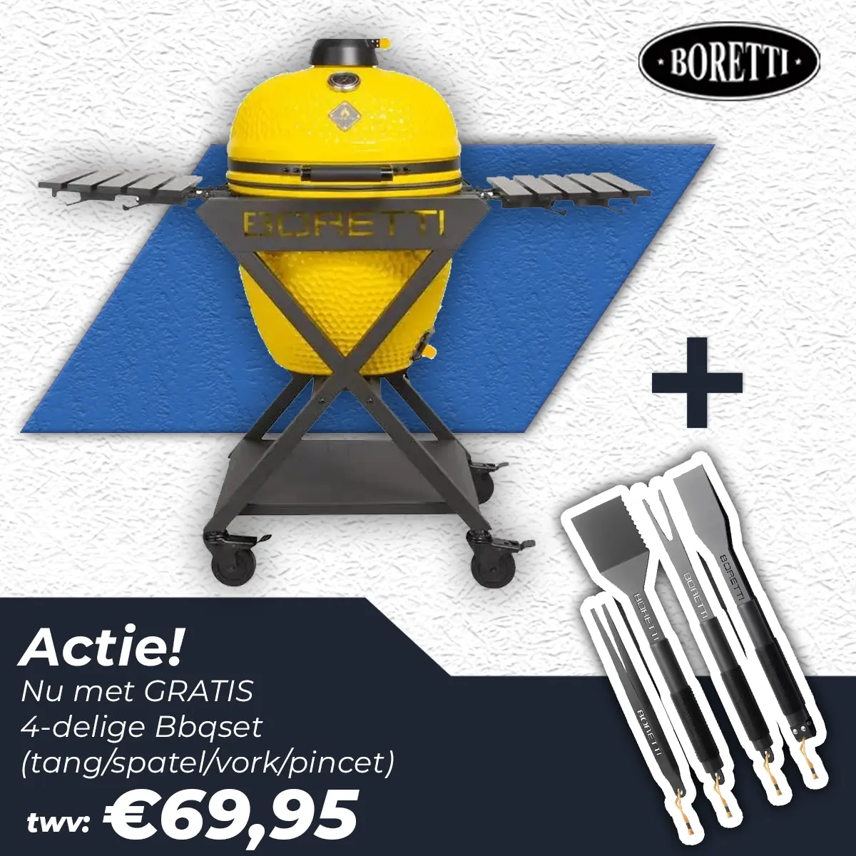 Boretti Ceramica Kamado Barbecue Limone - Tuincentrum Outlet