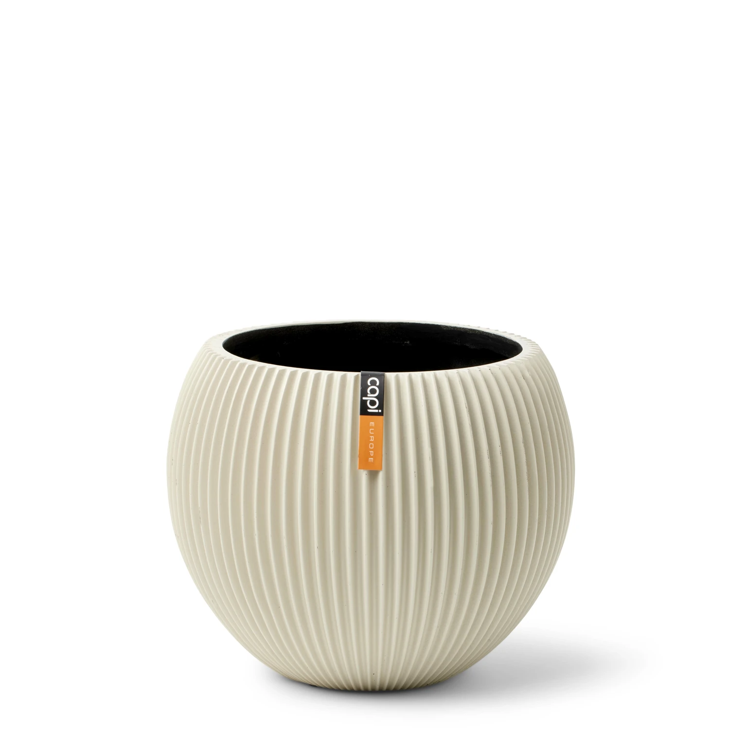 CAPI EUROPE Pot bol groove d30h25cm beige - Tuincentrum Outlet