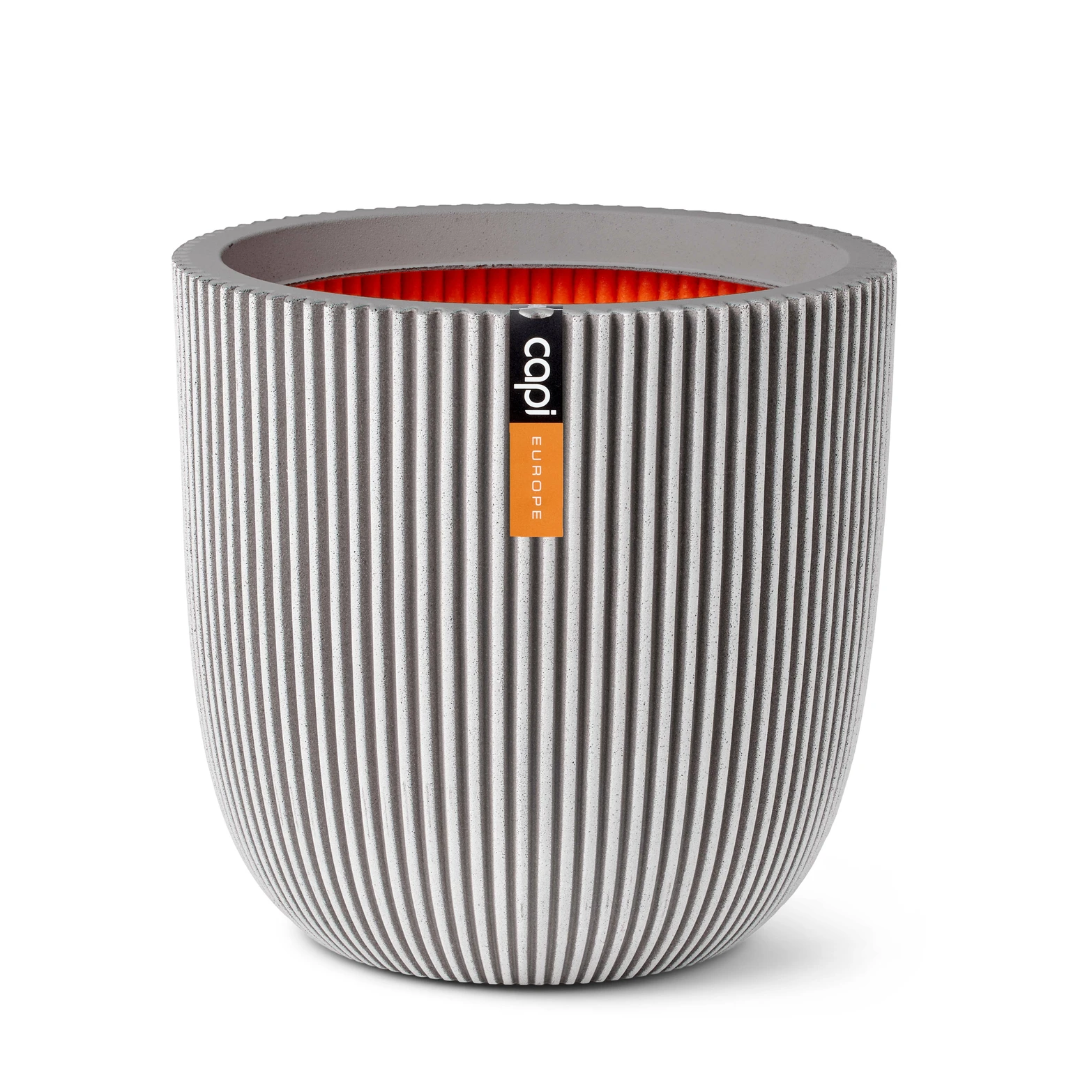 CAPI EUROPE Pot bol groove nl d35h34cm ivoor - Tuincentrum Outlet