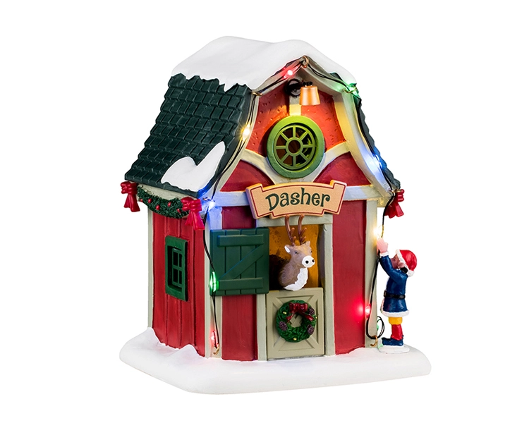 Dashers Den Lemax Santa's Wonderland Collection 2024 - Tuincentrum Outlet