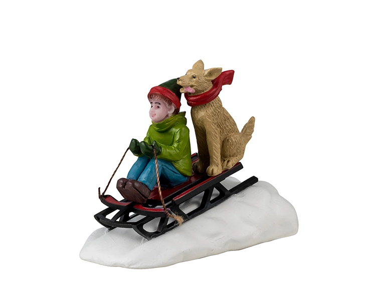 Dog Gone Downhill Sledding Lemax Caddington Village Collection 2024 ...