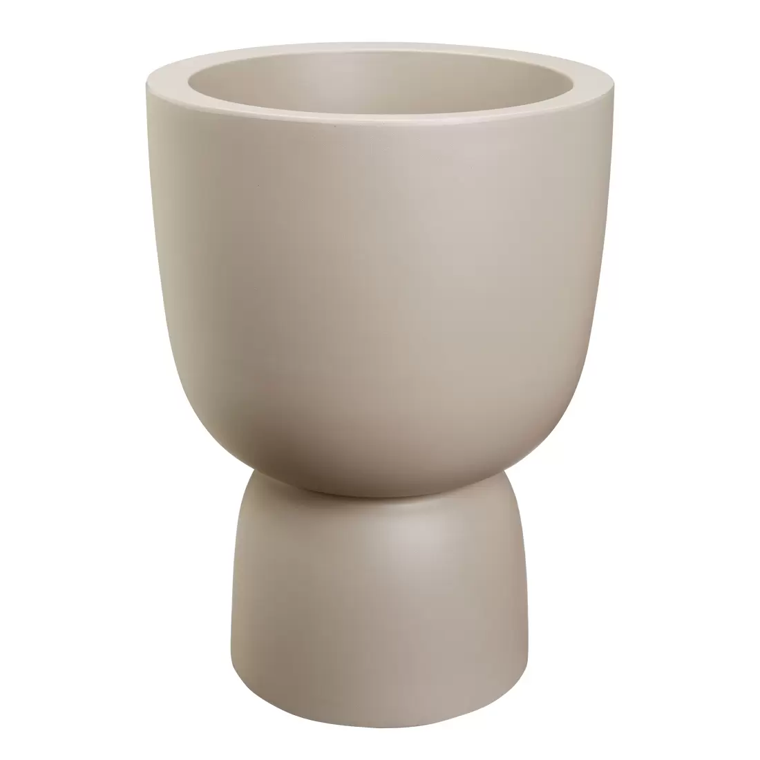 Elho Pure Coupe 35 Balanced Beige Bloempot Pot - Tuincentrum Outlet