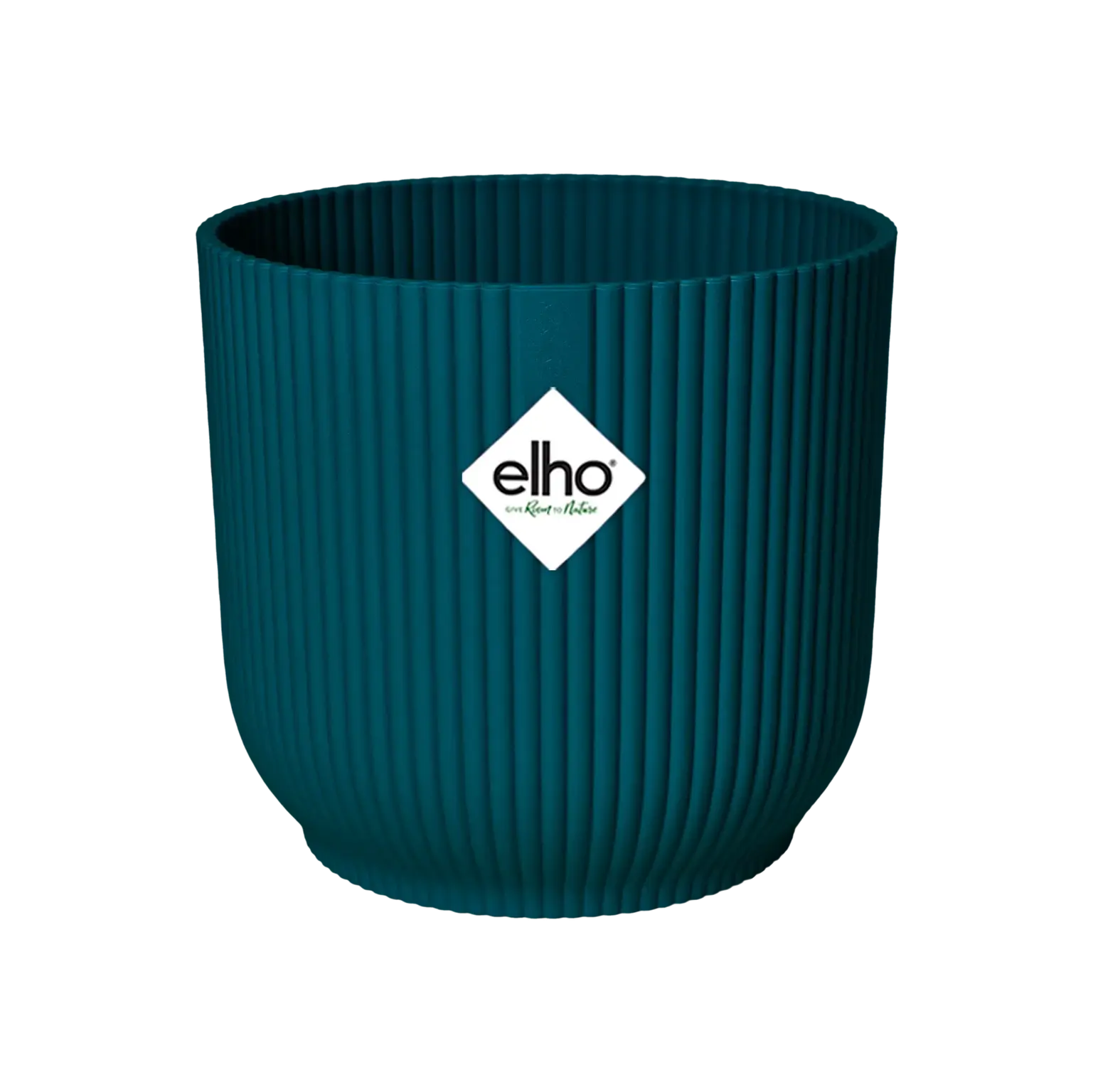 Elho Vibes Fold Rond 14 Diepblauw Blauw Bloempot Pot - Tuincentrum Outlet