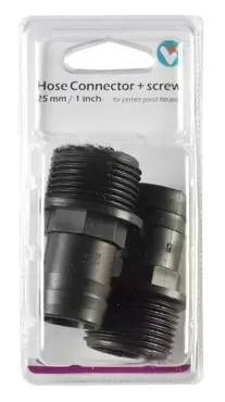 Hose Connector+screw 25 mm 1 Inch - Tuincentrum Outlet