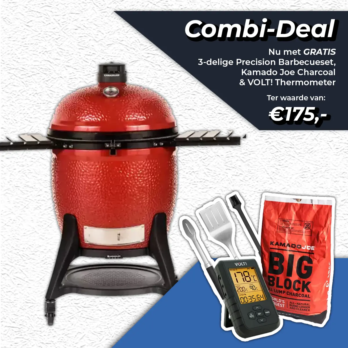 Kamado Joe Big Joe III 3 - Tuincentrum Outlet