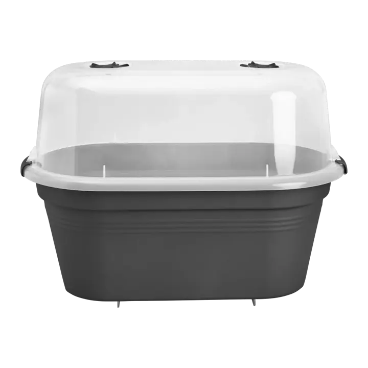 Kweekhuis green basics balkon l55cm living black - Tuincentrum Outlet