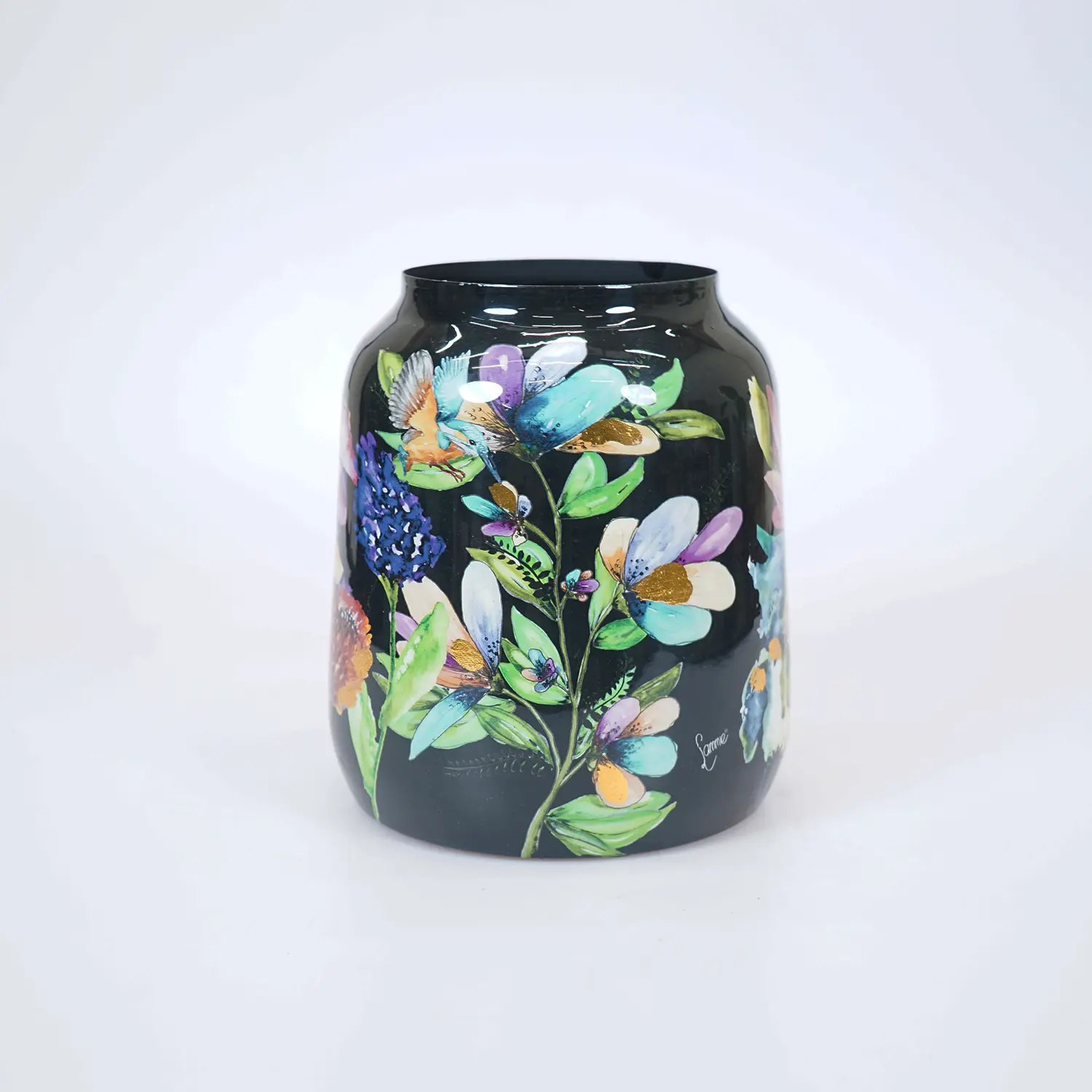 Lammie Exclusieve Collectie Pot midnight bloom d21h24cm - Tuincentrum ...