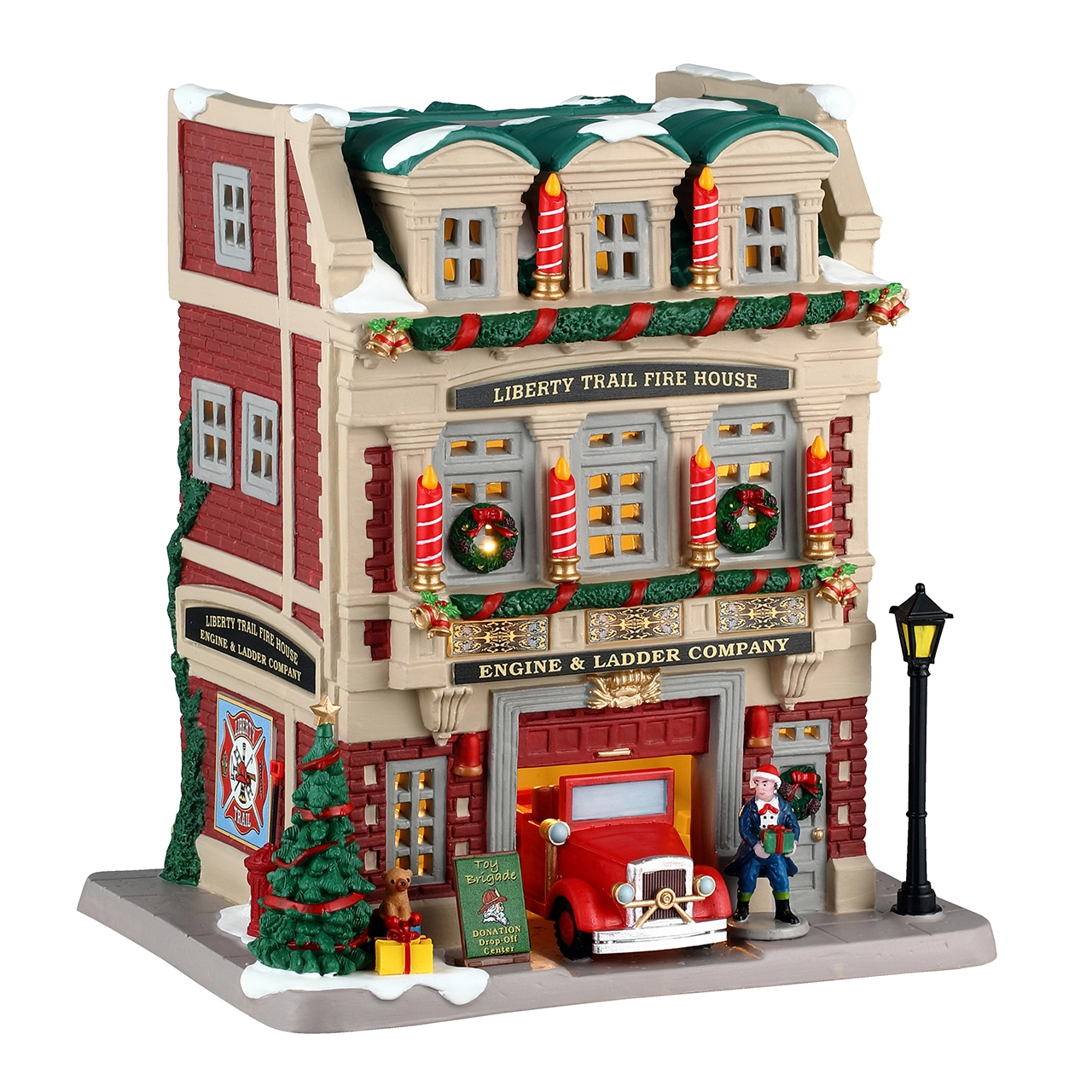 Liberty Trail Fire House Lemax Caddington Village Collection 2024 ...