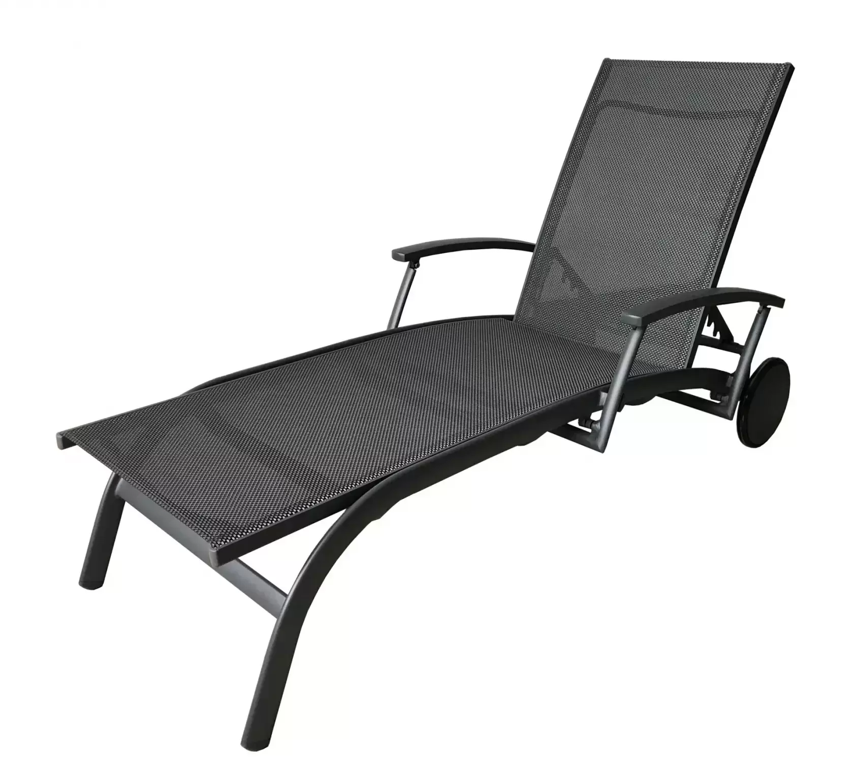 Ligbed Vito Grijs Verstelbaar Aluminium Tuin Bed Buiten Vita ...