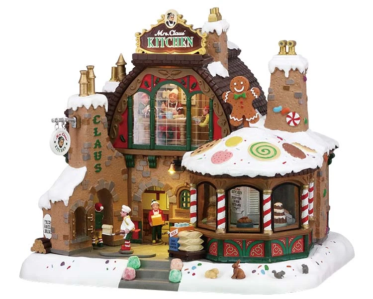 Mrs. Claus Kitchen Lemax Santa's Wonderland Collection 2024 ...