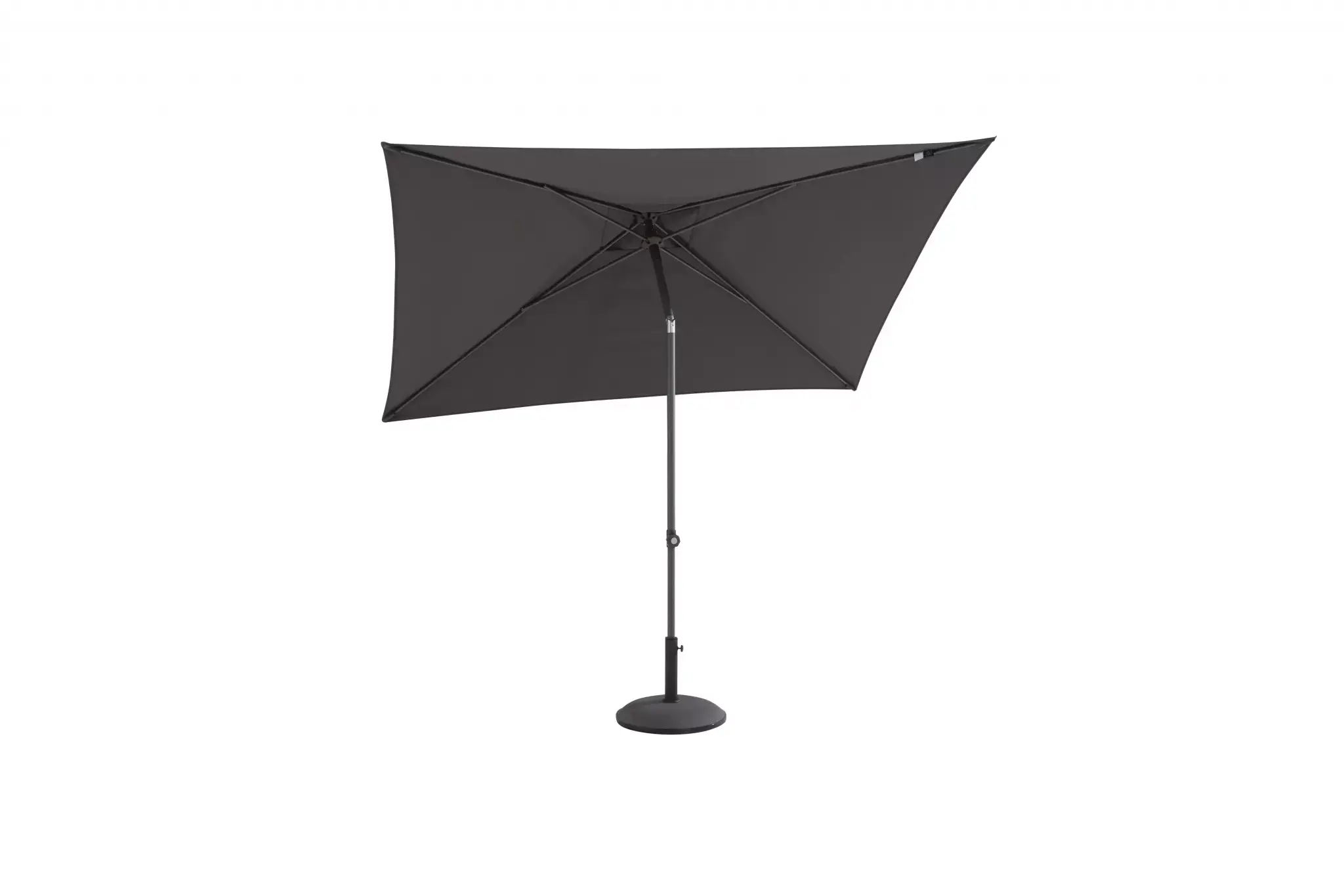 Parasol Oasis 200 x 250 cm. Anthracite - Tuincentrum Outlet