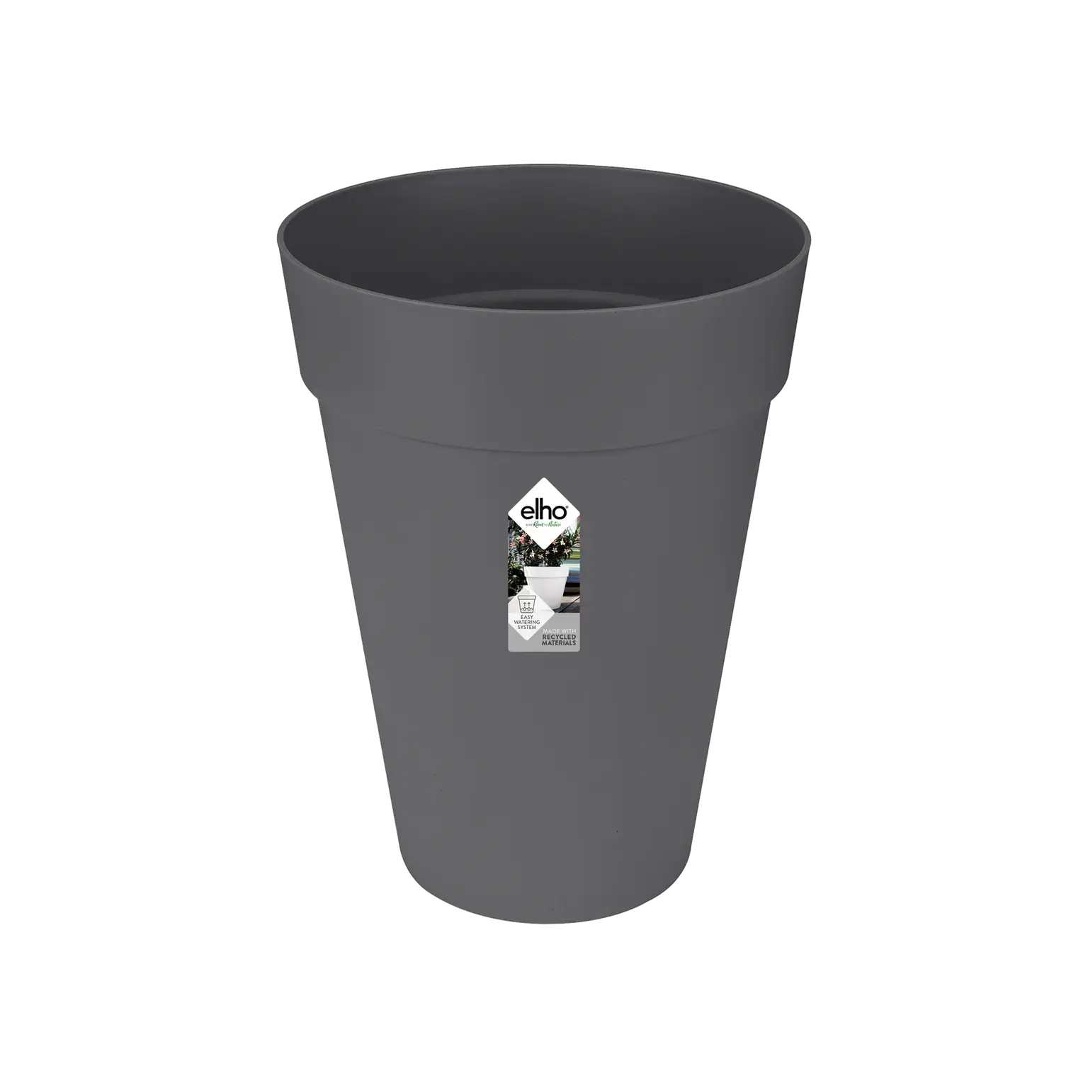 Pot loft urban rond hoog d35cm antraciet - Tuincentrum Outlet