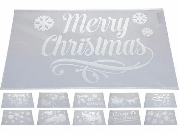 SJABLOON KERSTDESSIN 10ASS - Tuincentrum Outlet