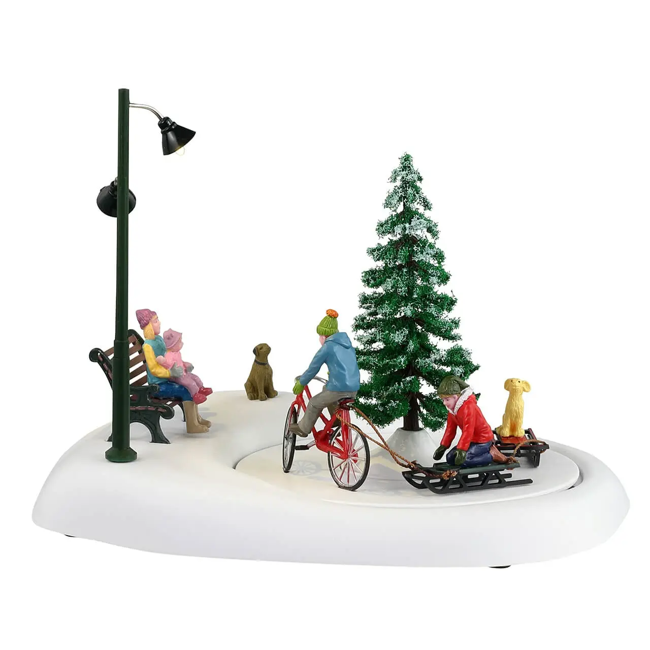 Snowbiking With Dad Lemax Vail Village Collection 2023 - Tuincentrum Outlet