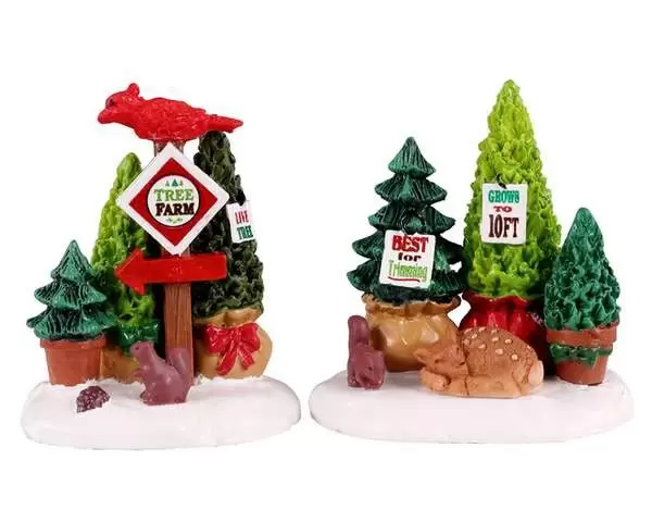 Tree Farm Display set 2 stuks Lemax Vail Village Collection 2024 ...